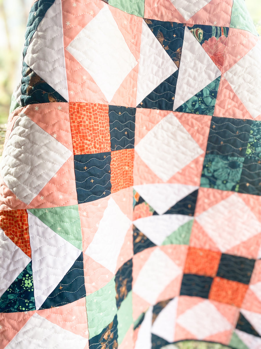 My First Hidden Shapes Quilt – The Nomadic Quilter