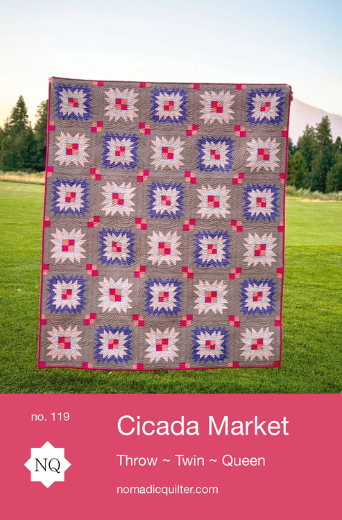 Cicada Market PDF Pattern – The Nomadic Quilter