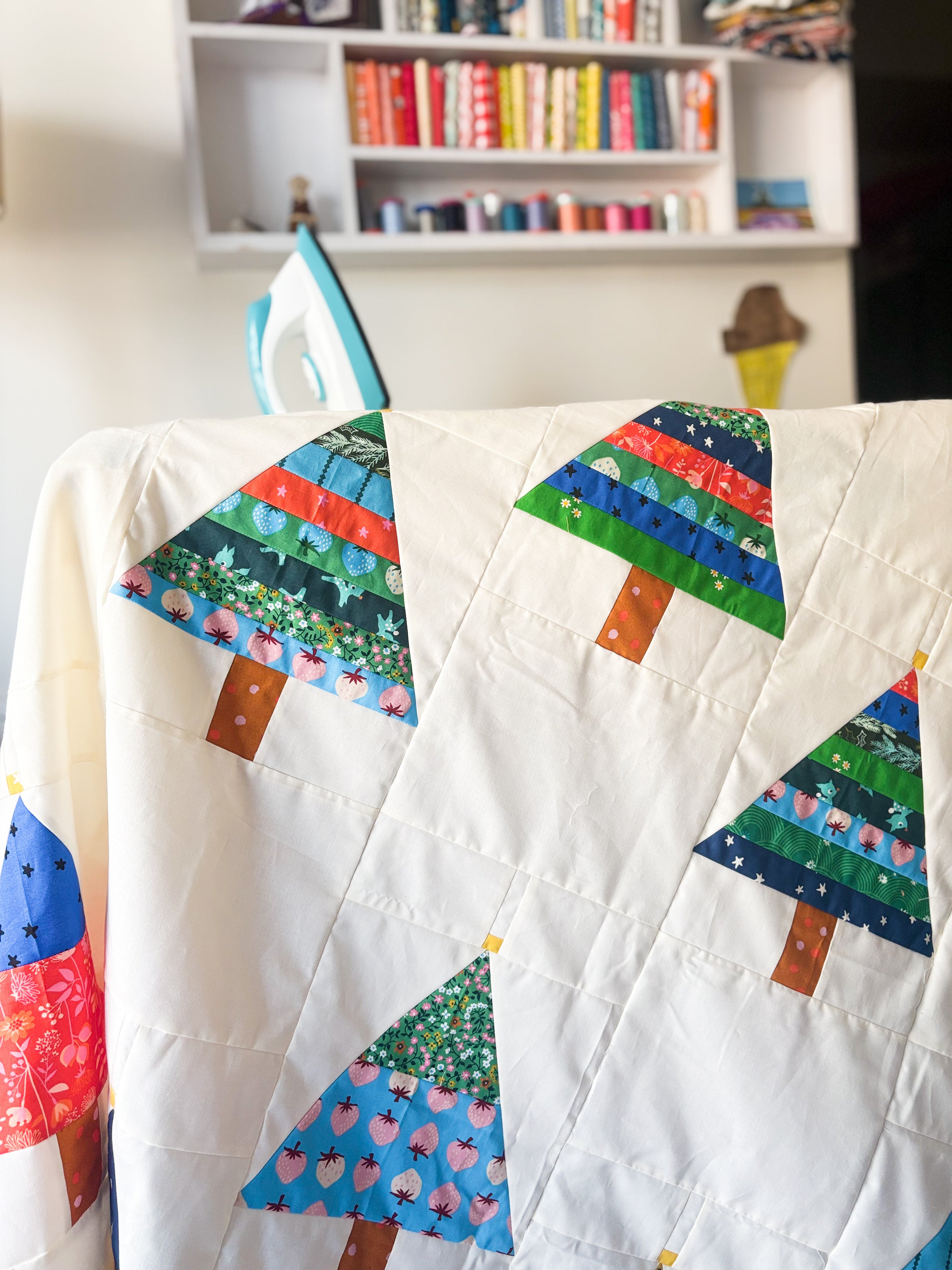 Tree Top Tidings PDF Quilt Pattern – The Nomadic Quilter