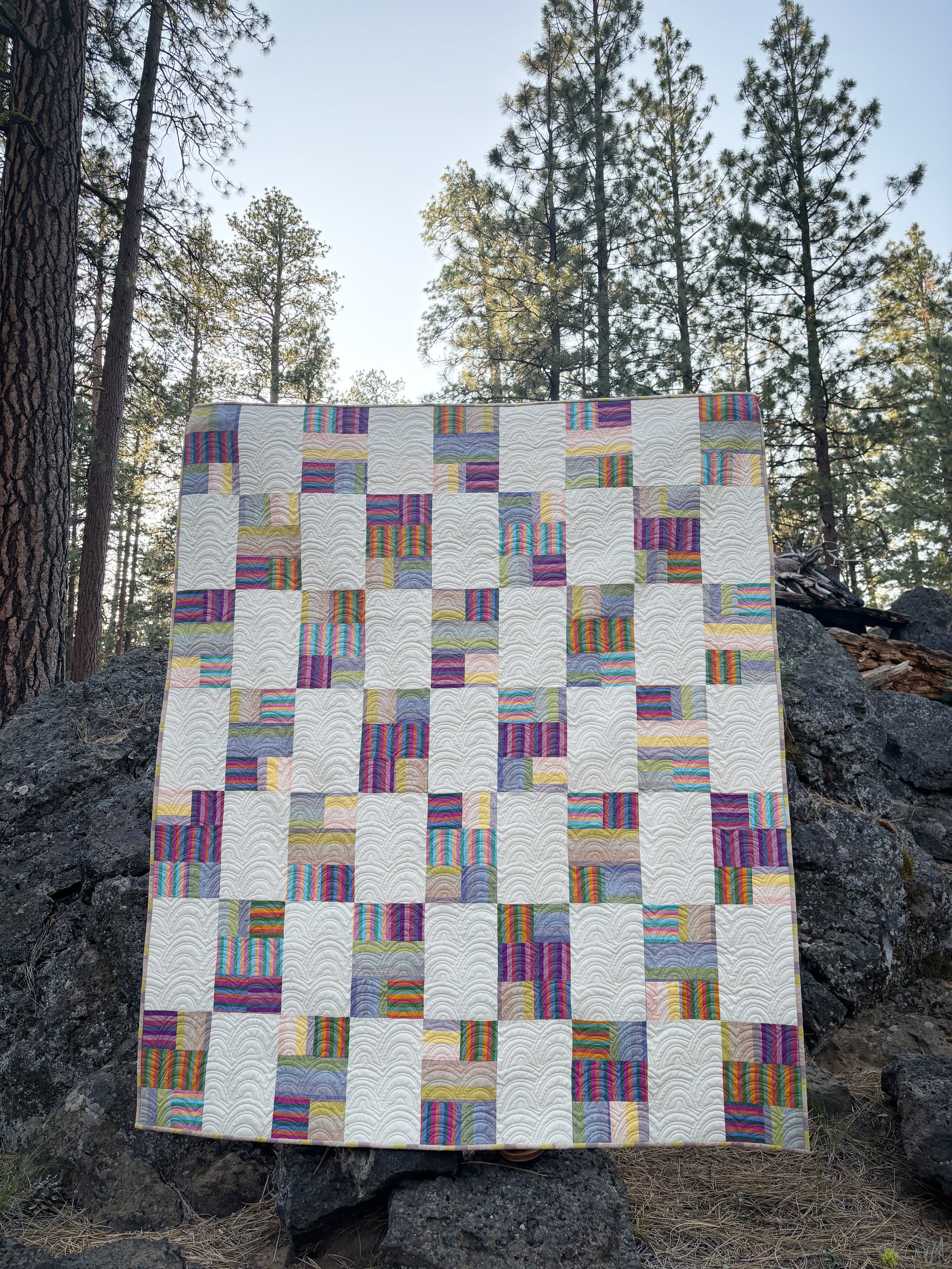 Auntie Anita's Patchwork Quilt Pattern (PDF) – The Nomadic Quilter