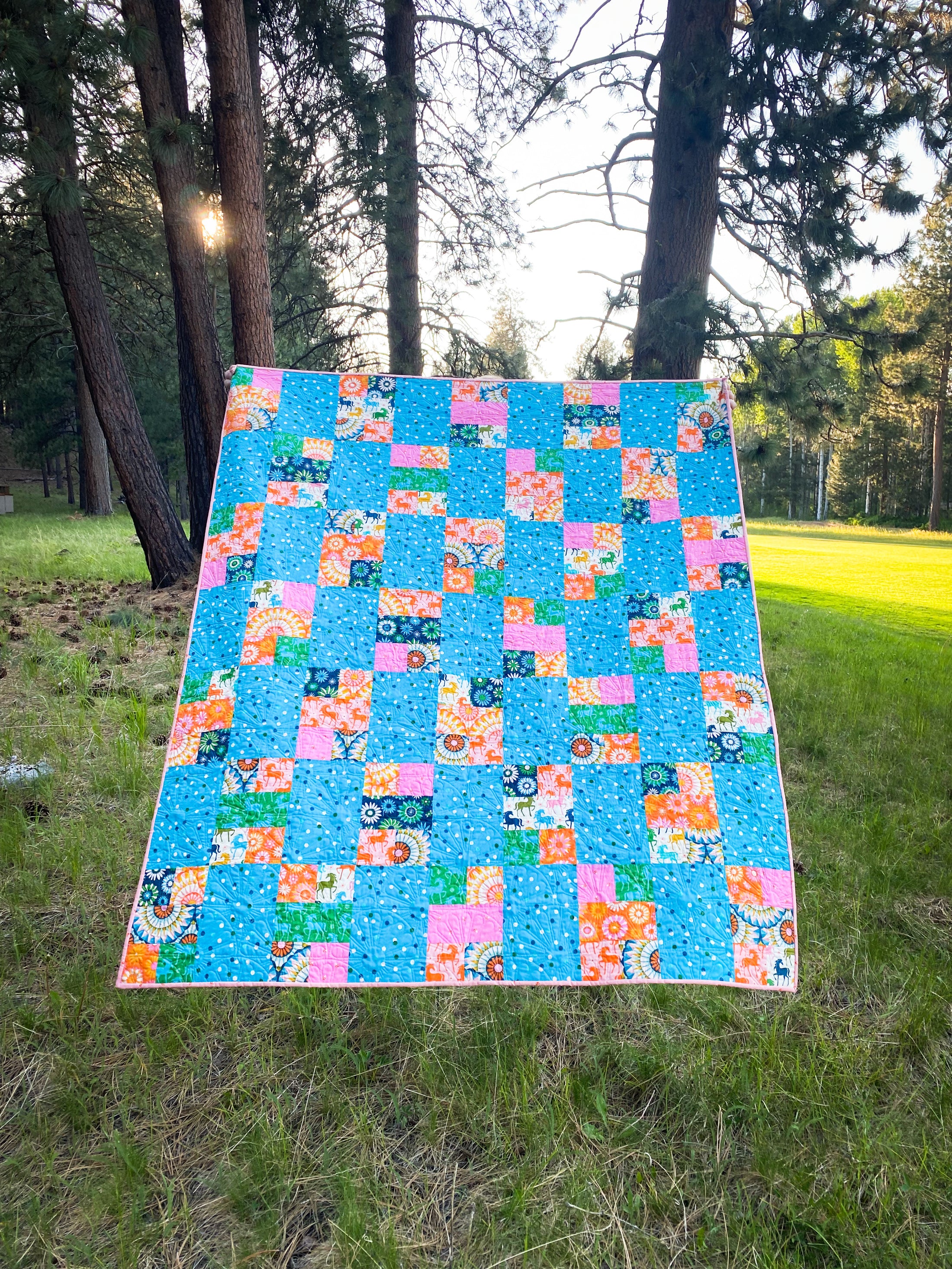 Auntie Anita's Patchwork Quilt Pattern (PDF) – The Nomadic Quilter