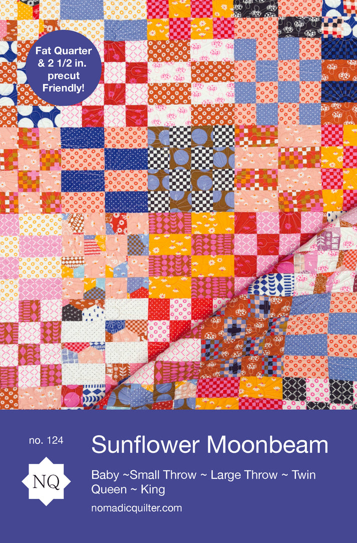 Sunflower Moonbeam Quilt Pattern – The Nomadic Quilter